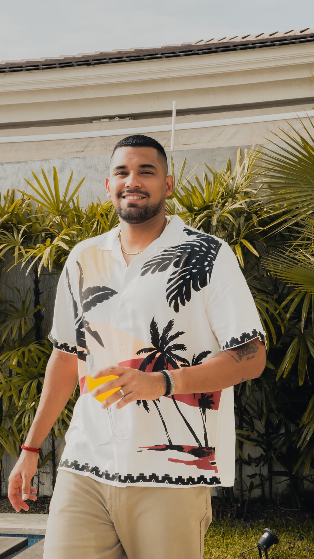 CAMISA M/C P/H EGRET CUBAVERA - Adams Fashion Store